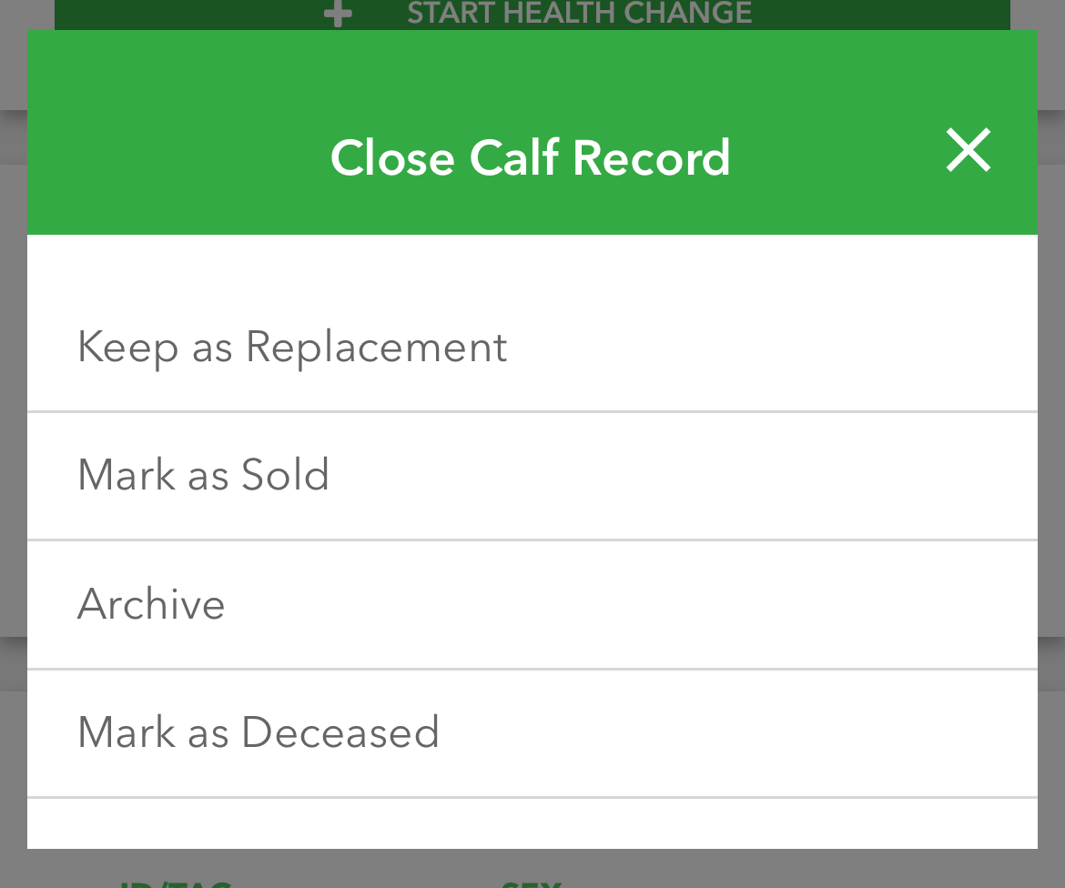 How to convert a calf to a cow record – Ranchr